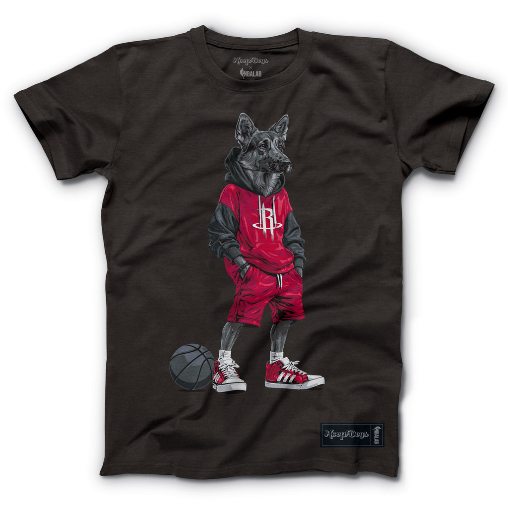 Houston Rockets x German Shepherd Hoop Dogs
